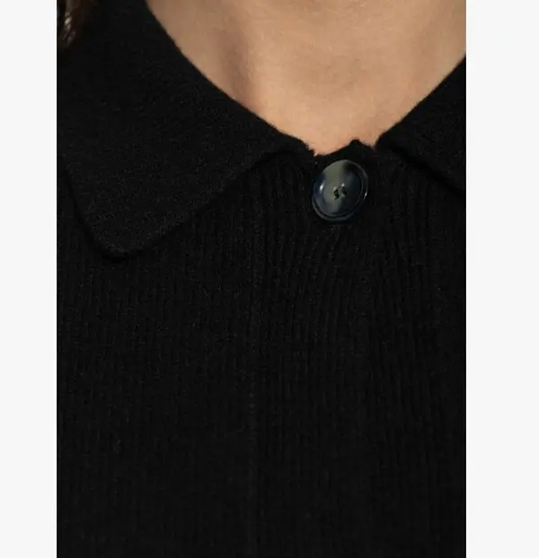 HAIKURE Collared Long-sleeved Knit Sweater