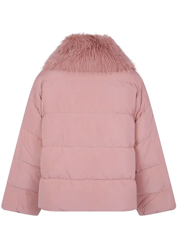 TWINSET Quilted Zippered Padded Jacket