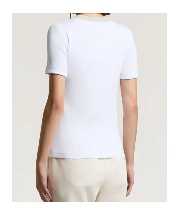 Peserico Micro-rib Stretch Jersey T-shirt
