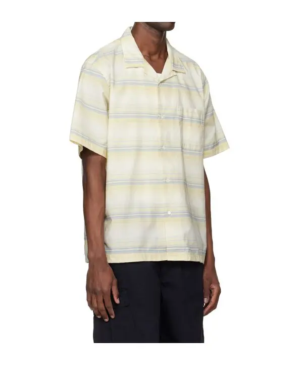 Nanamica Open Collar Pique Short-sleeve Shirt