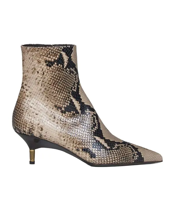 Khaite Pointed-toe Ankle Boots