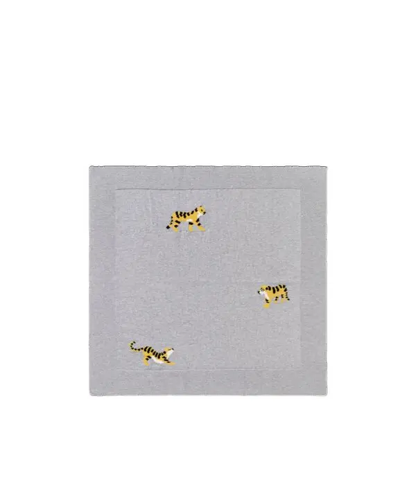 Stella McCartney Patterned Baby Blanket - Gray