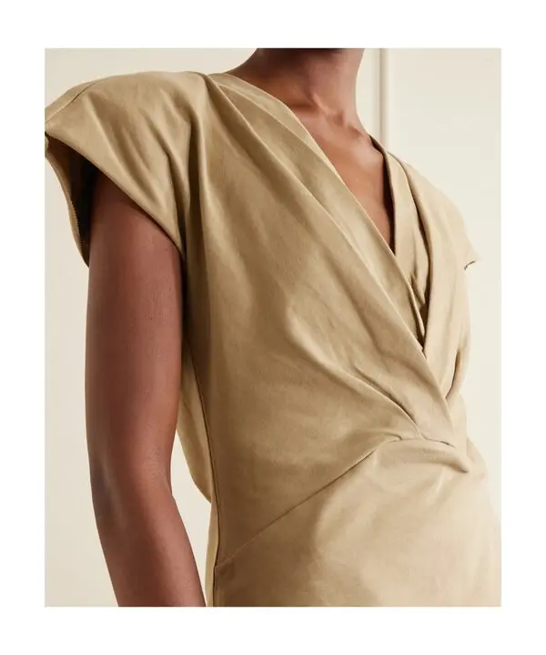 Isabel Marant Étoile Cotton-jersey Draped T-shirt - Beige