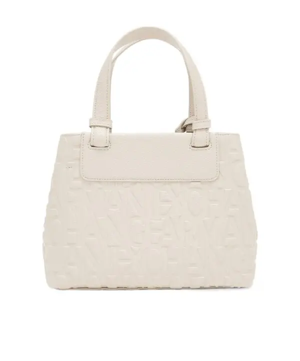 Armani Exchange Tote Shopping Bag With Coated Belts