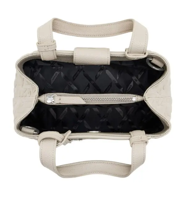 Armani Exchange Tote Shopping Bag With Coated Belts