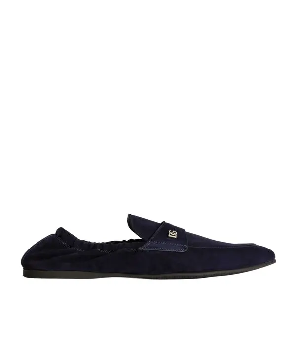 Dolce & Gabbana Dolce Gabbana Logo Strap Loafers