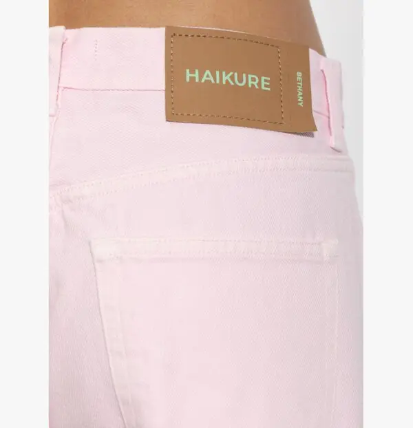 HAIKURE Bethany Wide-leg Jeans - Pink