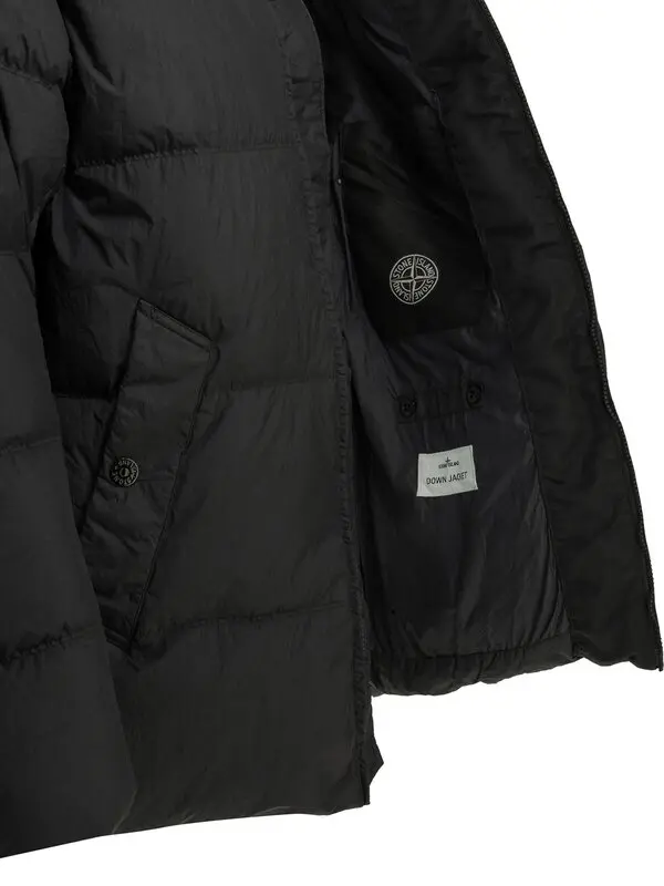Stone Island Compass-badge High-neck Padded Jacket