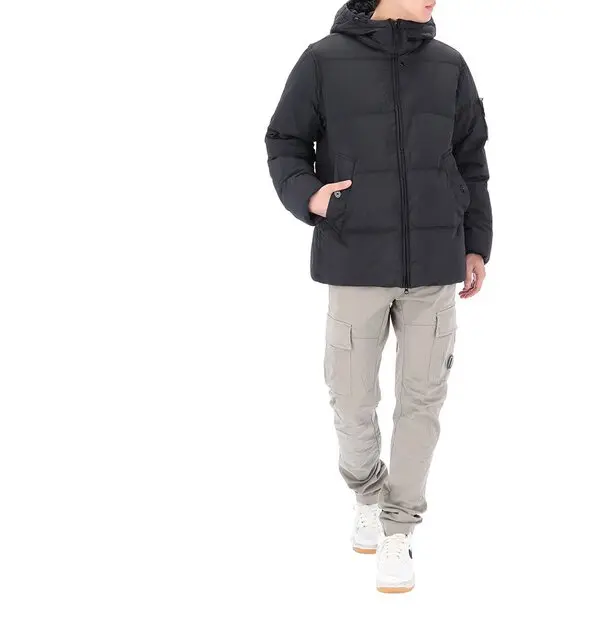 Stone Island Compass-badge High-neck Padded Jacket