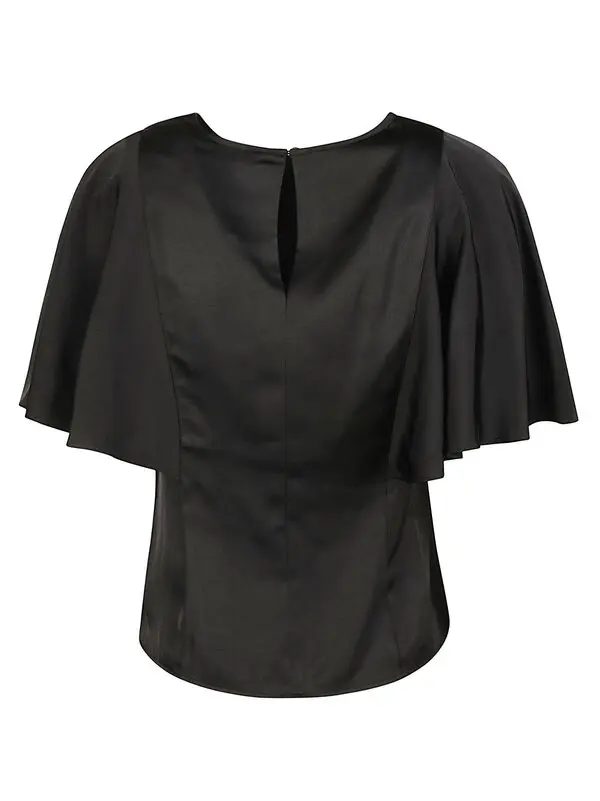 Michael Kors Flutter Sleeve Top