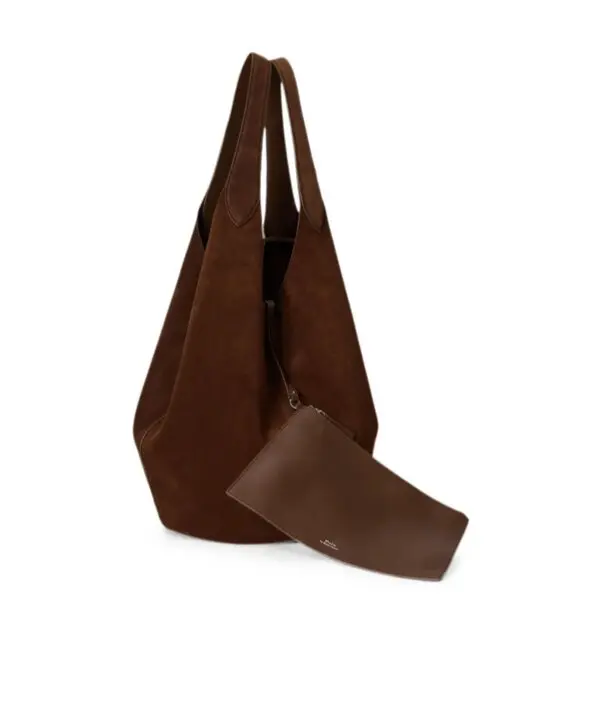 Polo Ralph Lauren Calf Suede Tote Bag