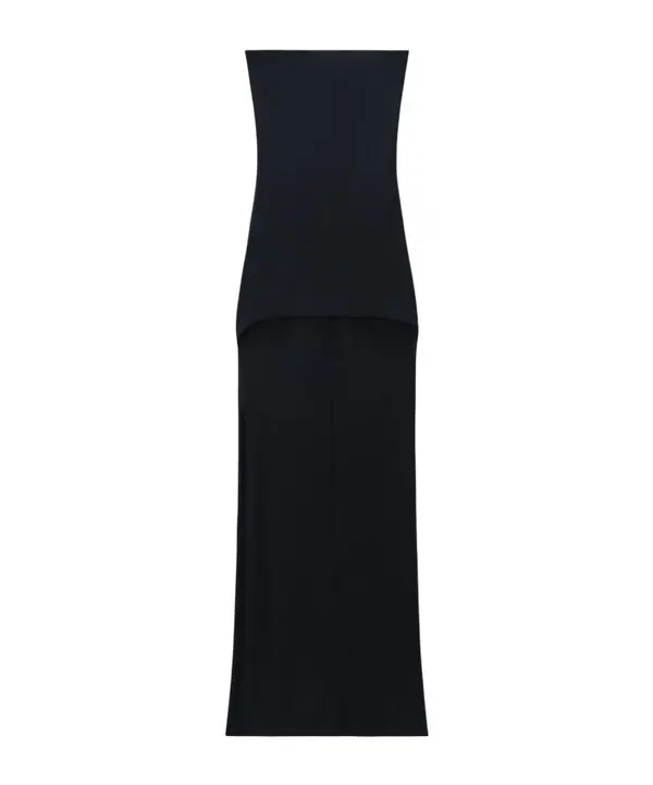 Alexander Wang Strapless High-low Bodycon Dress - Black