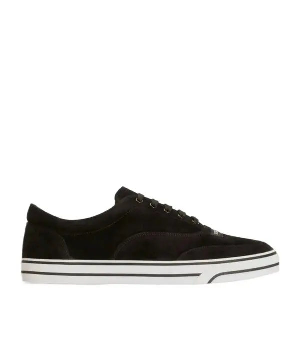 Dolce & Gabbana Dolce Gabbana Logo-patch Lace-up Sneakers - Black