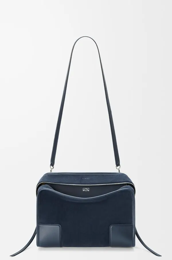 Loewe Large Amazona 180 Bag In Suede