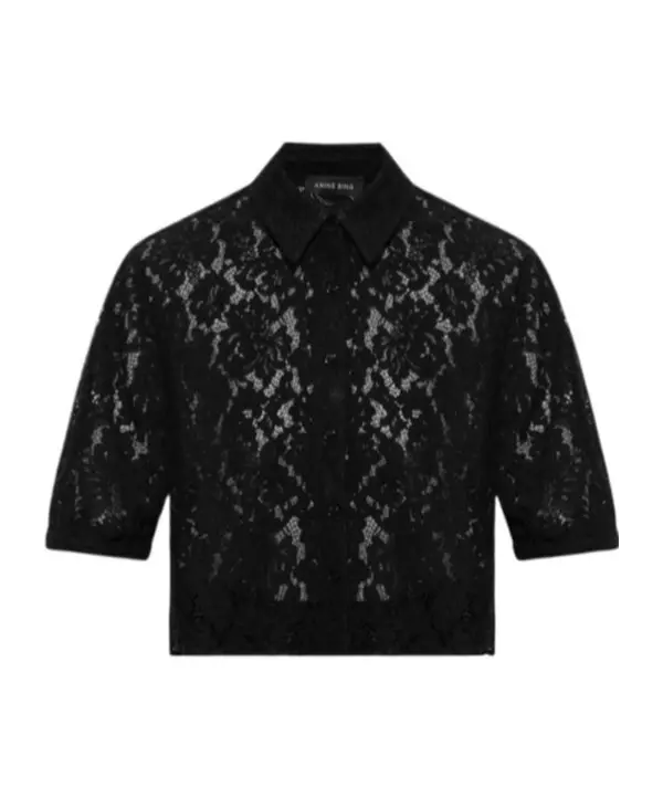 ANINE BING Short-sleeved Shirt - Black