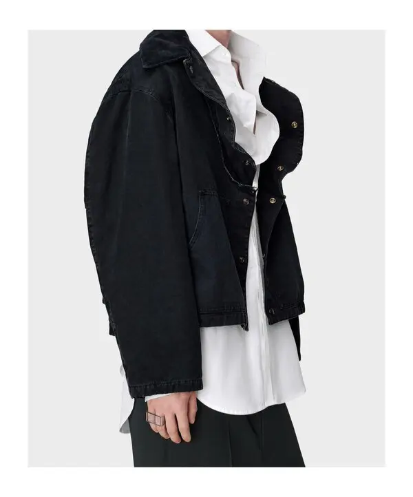 MAISON MARGIELA Folded Collar Denim Jacket