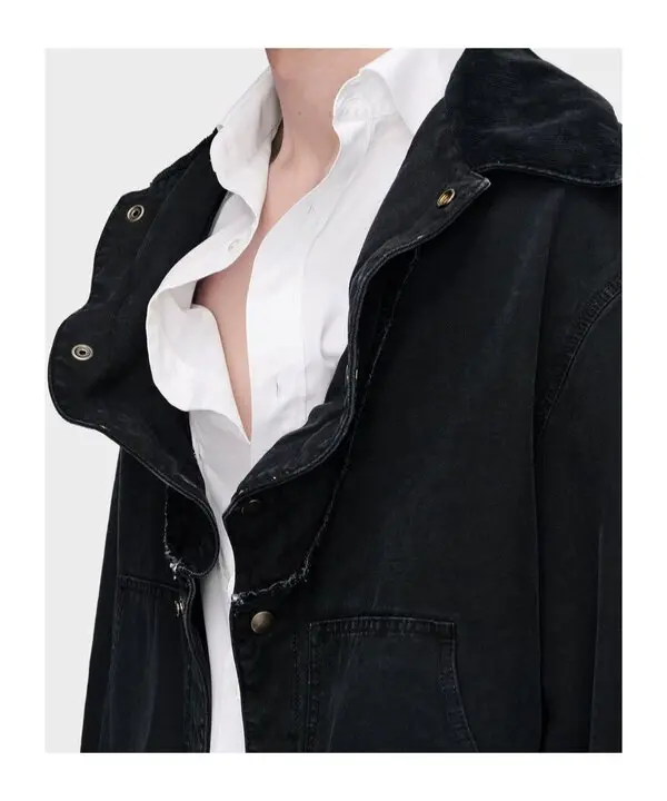 MAISON MARGIELA Folded Collar Denim Jacket