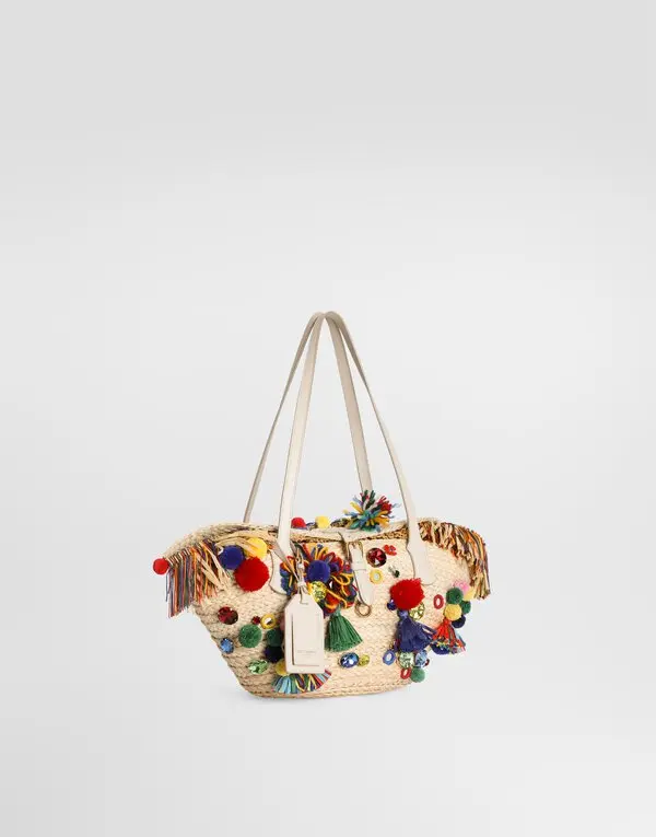 Dolce & Gabbana Coffa Capri Bag With Embroidery
