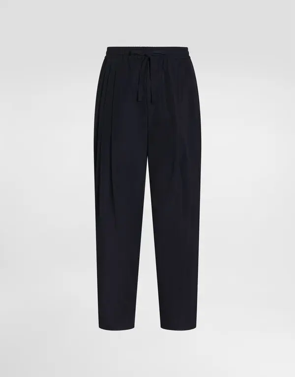 Dolce & Gabbana Cotton Poplin Jogging Trousers