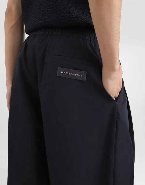 Dolce & Gabbana Cotton Poplin Jogging Trousers