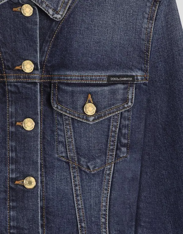 Dolce & Gabbana Single-breasted Denim Jacket