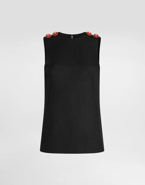 Dolce & Gabbana Fabric Top - Black