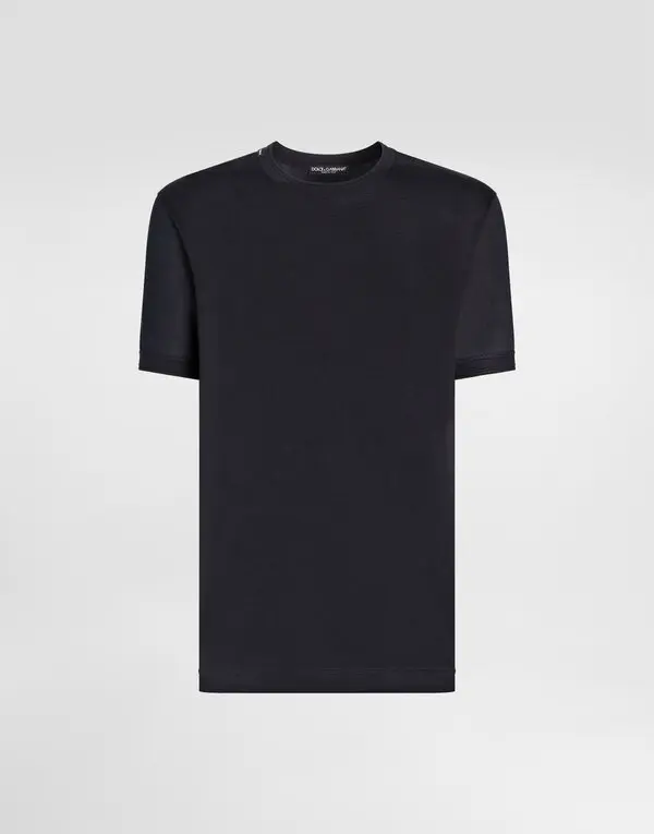 Dolce & Gabbana Silk Jersey T-shirt - Blue
