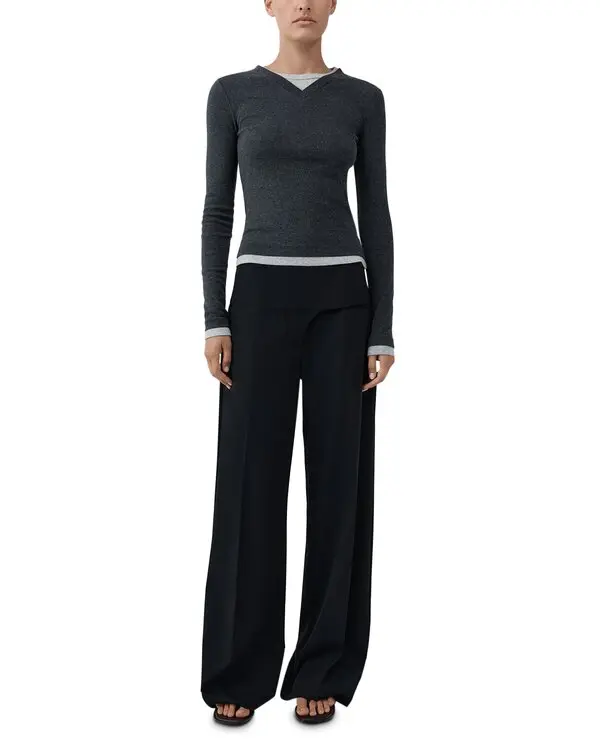 ST. AGNI Wide Leg Pants