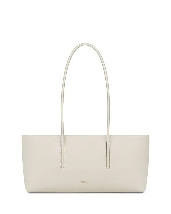 DEMELLIER Stockholm Leather Shoulder Bag - Chalk