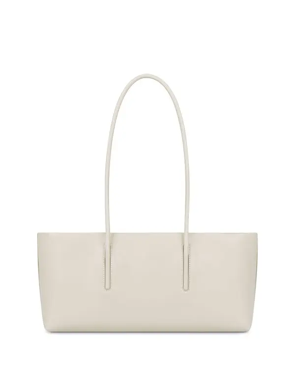 DEMELLIER Stockholm Leather Shoulder Bag - Chalk