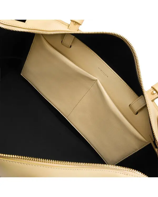 DEMELLIER The Florence Woven Leather Tote Bag