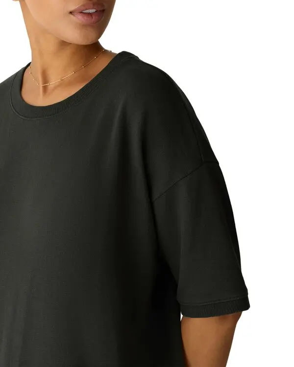 Eileen Fisher Elbow Sleeve Midi Dress