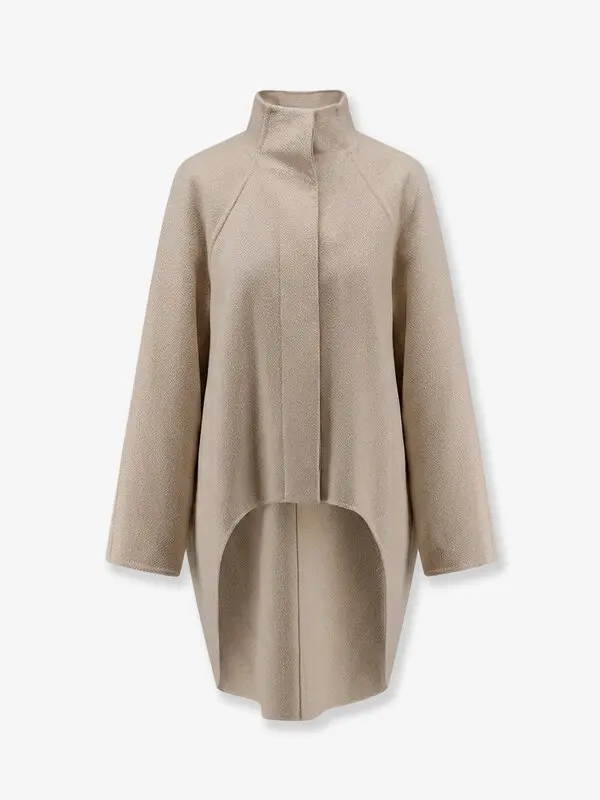 Alaïa Asymmetrical Cashmere Coat