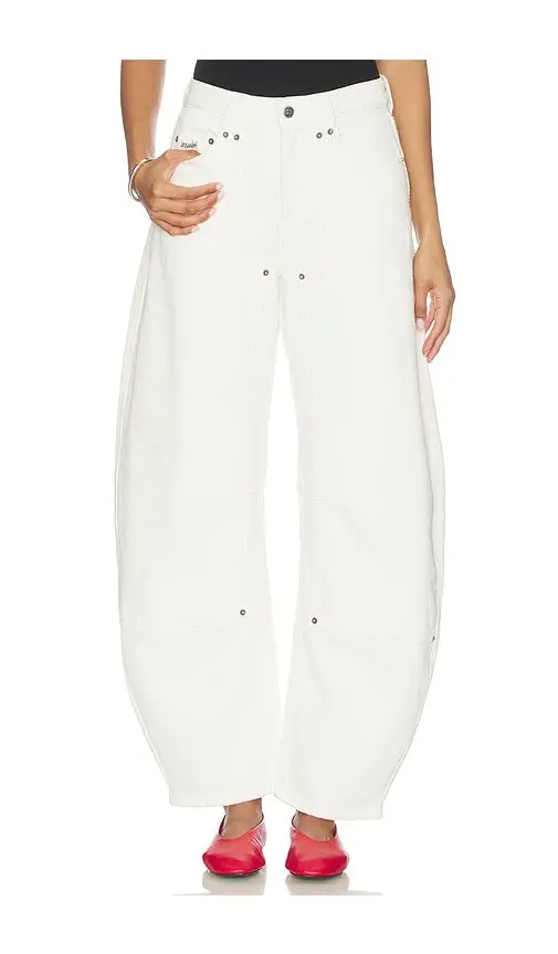 Ksubi Barrel Jeans In Ivory