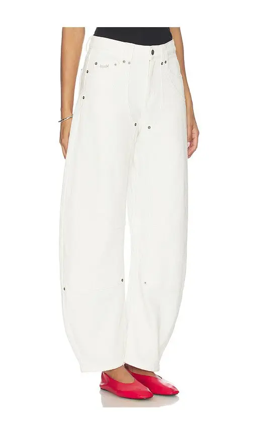 Ksubi Barrel Jeans In Ivory