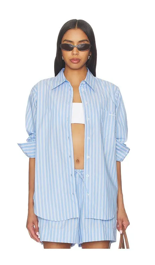 Hunza G Essential Shirt In Blue