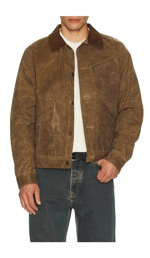 SCHOTT Waxed Cotton Mechanic Jacket