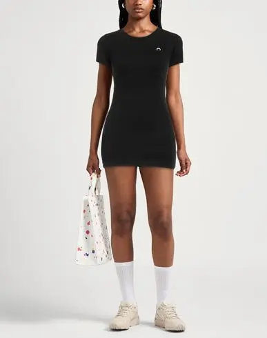 MARINE SERRE Cotton Jersey T-shirt Mini Dress