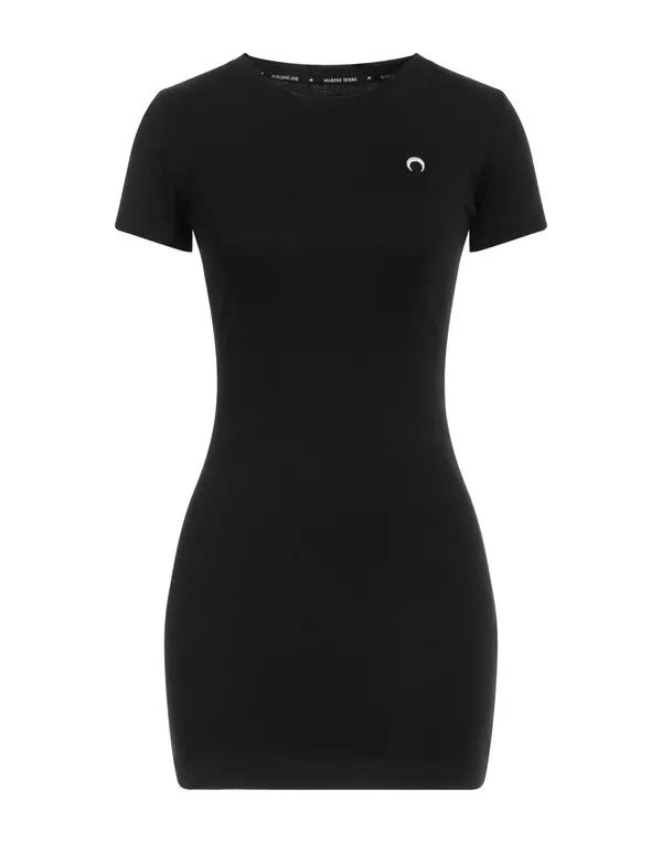 MARINE SERRE Cotton Jersey T-shirt Mini Dress