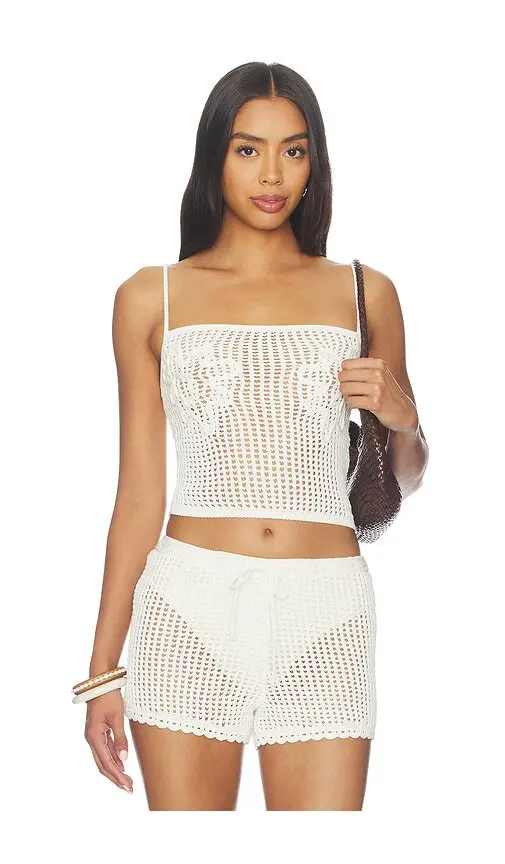 LOVERS AND FRIENDS Malu Pointelle Tank Top