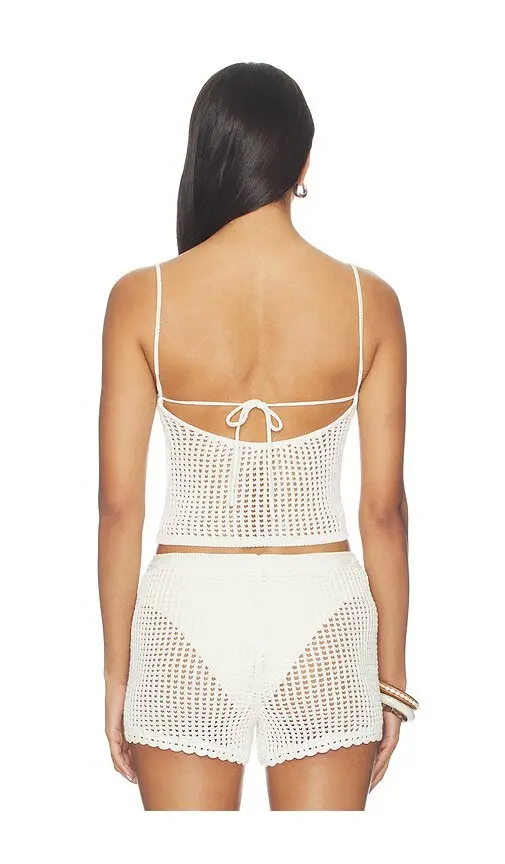 LOVERS AND FRIENDS Malu Pointelle Tank Top
