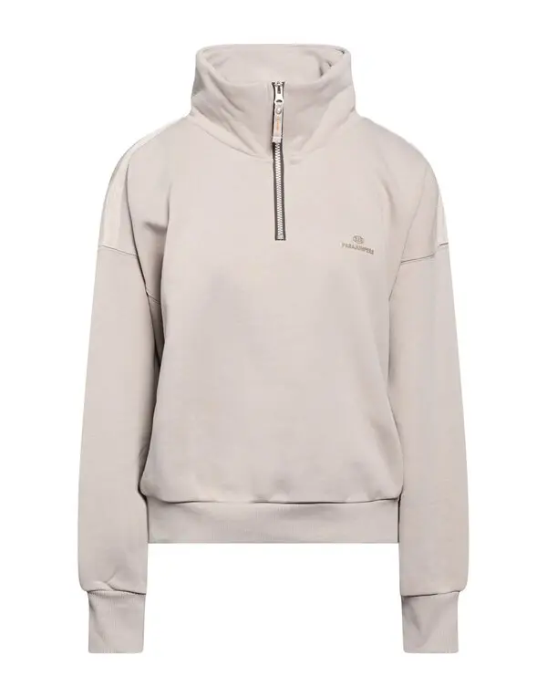 PARAJUMPERS Sweatshirt Taupe Size Cotton, Polyester - Grey