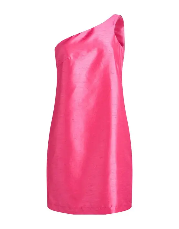 COMPAGNIA ITALIANA One-shoulder Mini Dress In Polyester