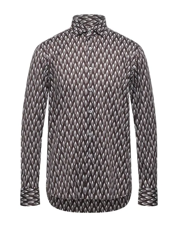 SONRISA Shirt Chocolate Size Cotton