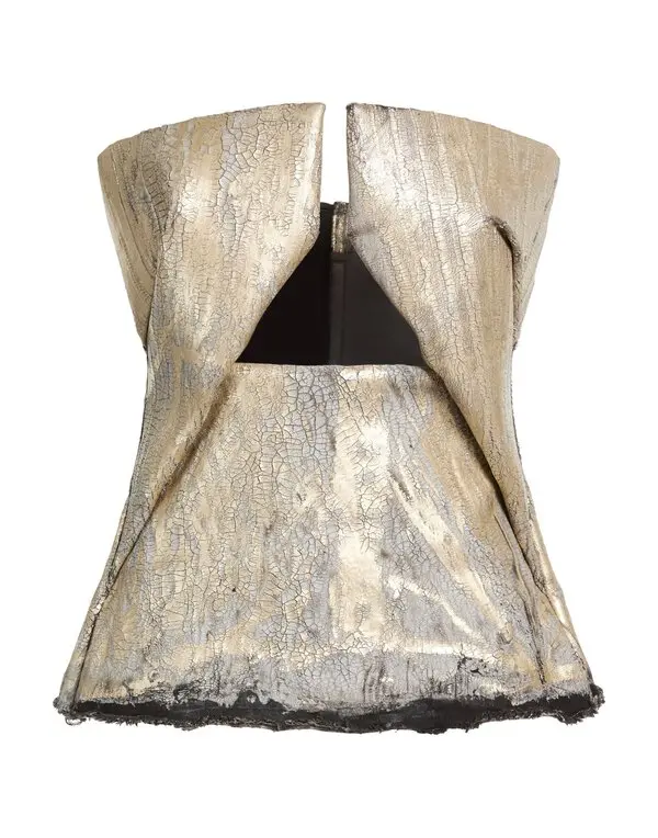 Rick Owens Top Size Cotton, Elastomultiester, Rubber