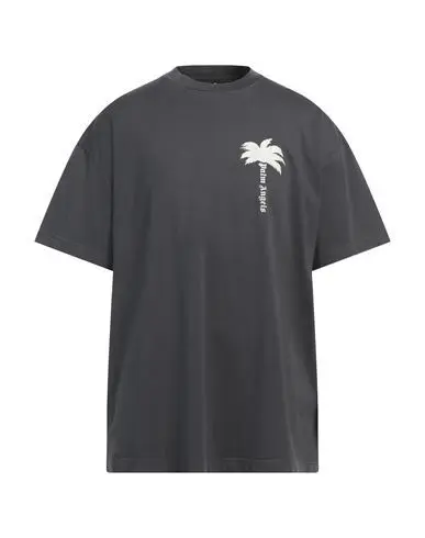 Palm Angels T-shirt Charcoal Size Cotton - Grey