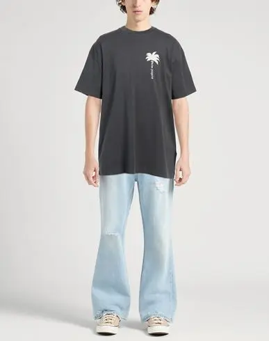 Palm Angels T-shirt Charcoal Size Cotton