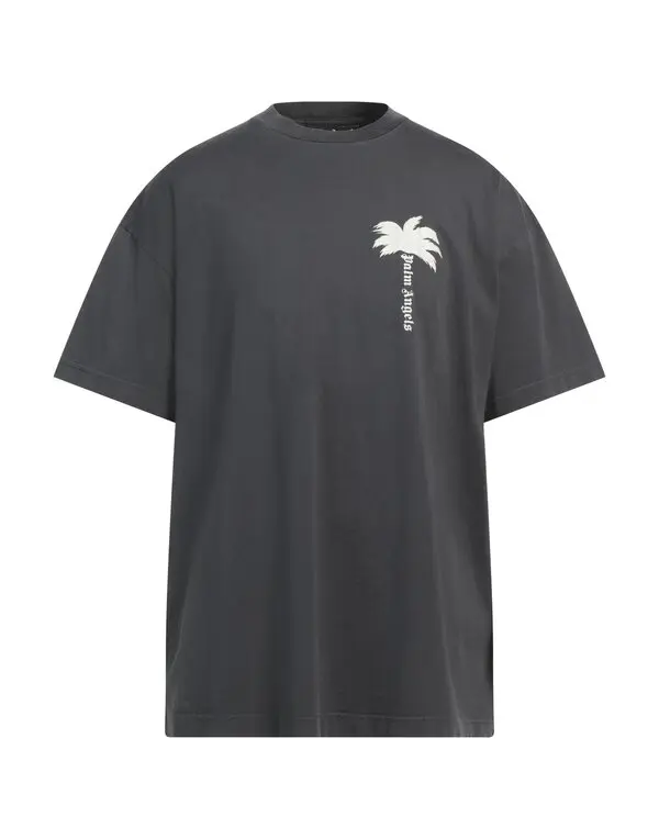 Palm Angels T-shirt Charcoal Size Cotton
