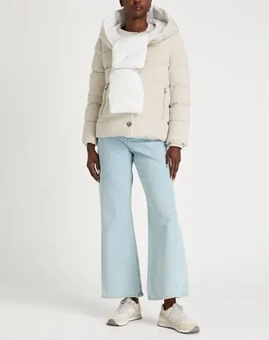 MOORER Puffer Polyamide Elastane Jacket With Detachable Hood And Goose Down Interior