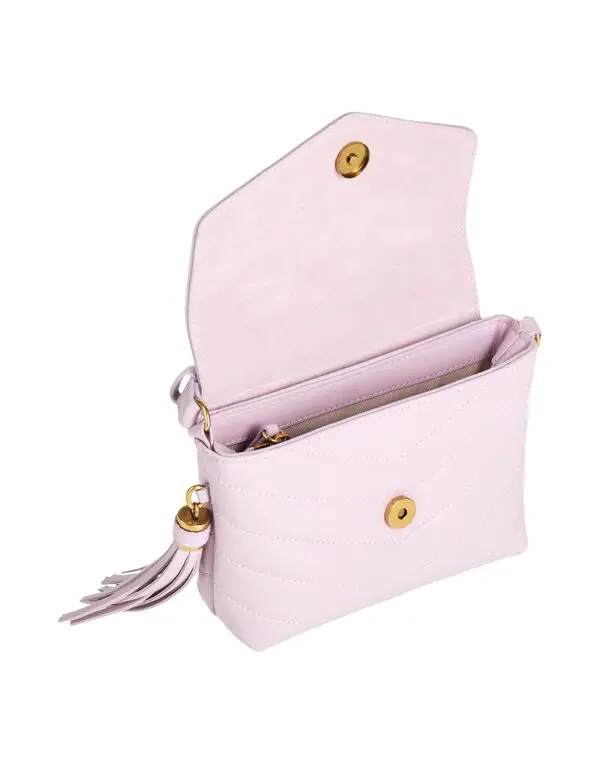 TWINSET Cow Leather Cross-body Bag - Purple